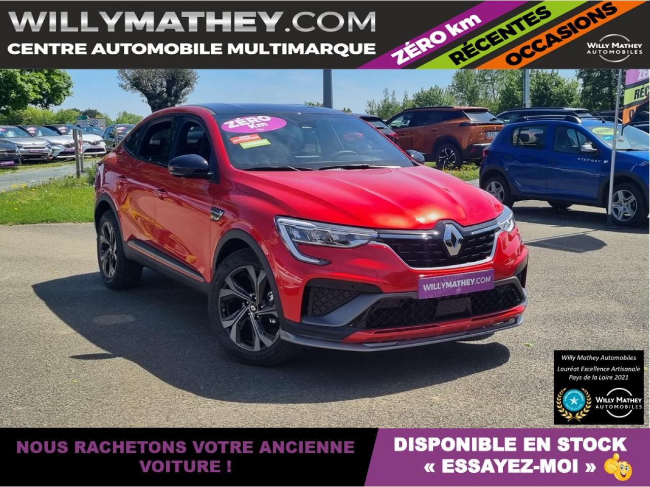 WILLY MATHEY AUTOMOBILES - RENAULT-ARKANA-1.3 ESSENCE MILD HYBRID 160CV ...